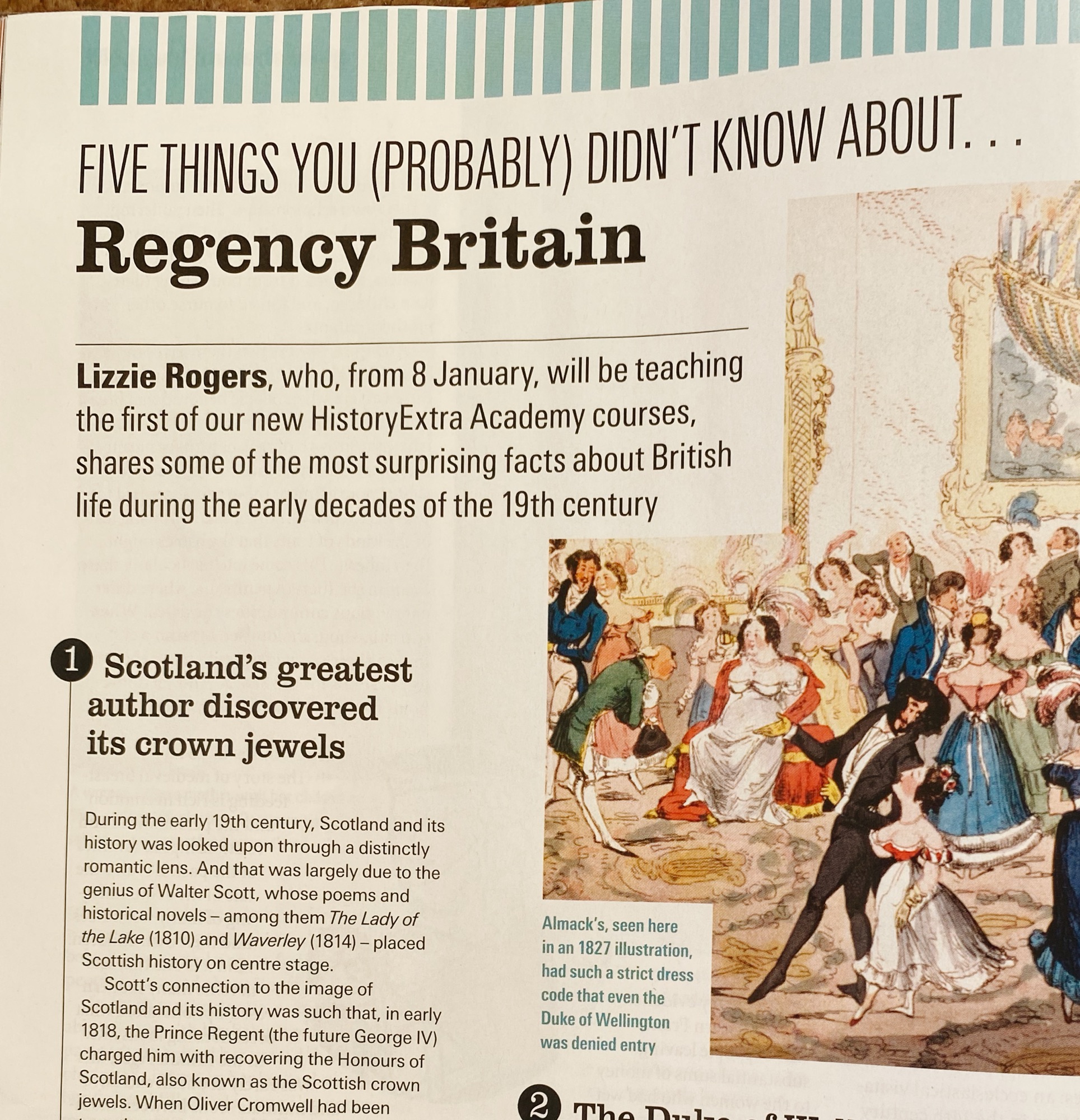 Article in BBC History Magazine | February 2024 issue – Dr. Lizzie Rogers